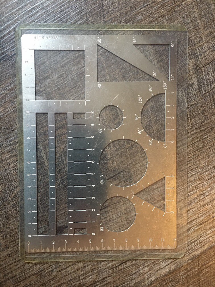 Shape Ruler, Hobbies & Toys, Stationery & Craft, Other Stationery ...