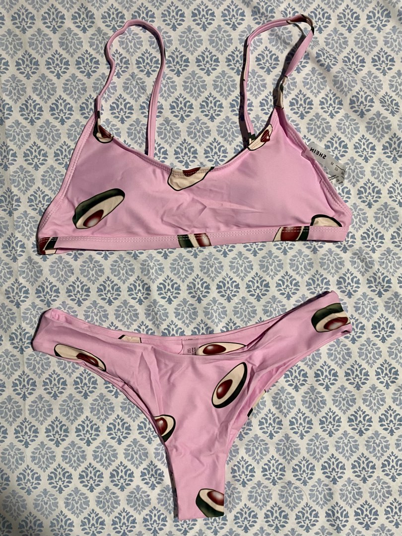 SHEIN Avocado Bikini, Women's Fashion, Swimwear, Bikinis & Swimsuits on ...