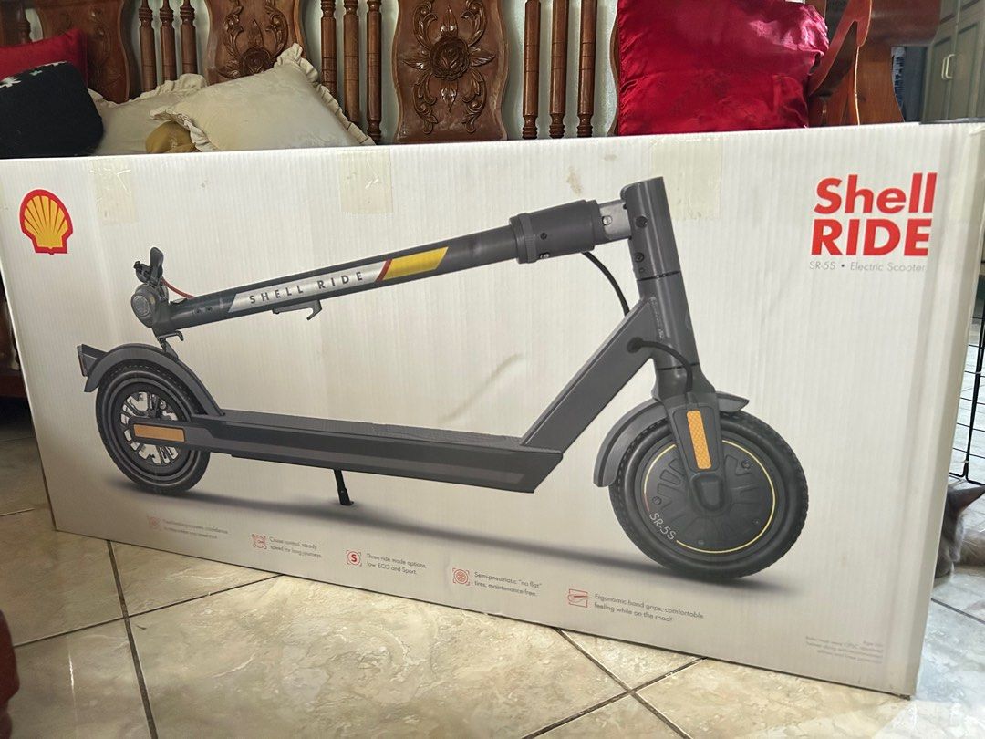 Shell RIDE SR-5S Electric Scooter (E-scooter), Sports Equipment, Other ...