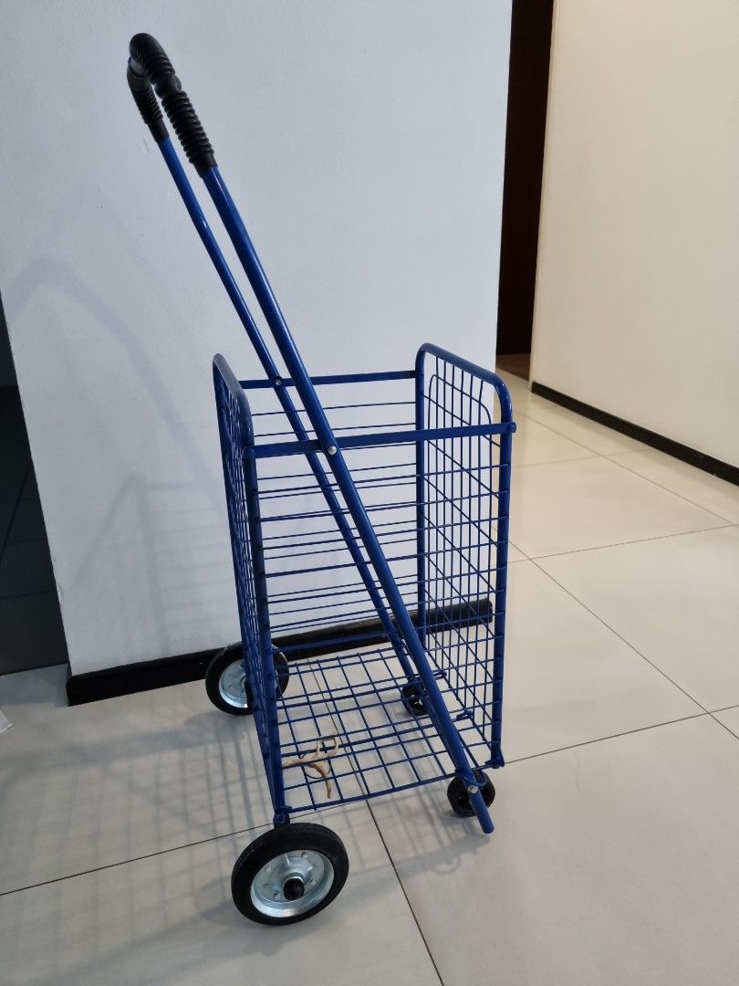 foldable shopping basket trolley, Furniture & Home Living, Home ...