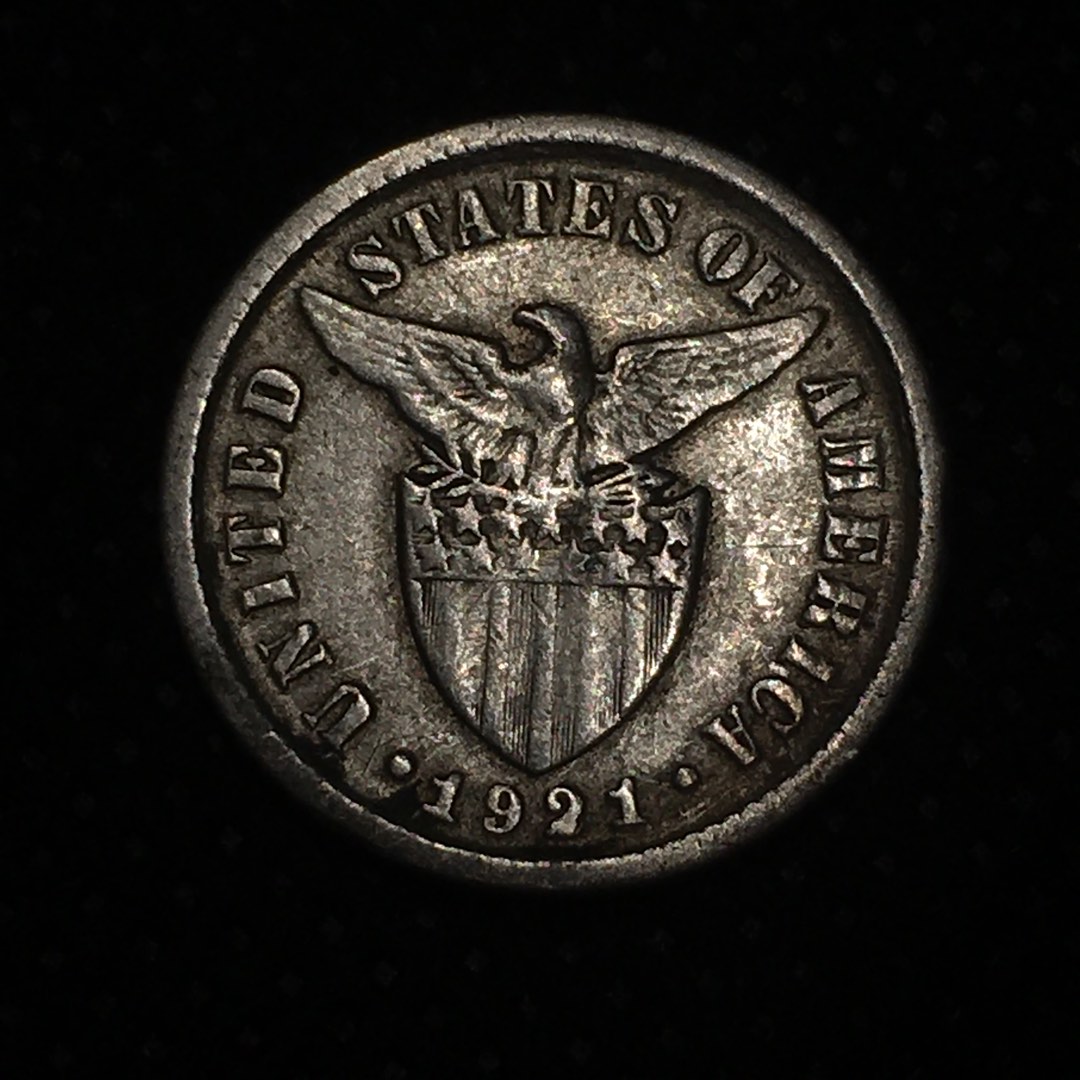Silver Coin 10 Centavos 1921 USA - Filipinas WW1, Hobbies & Toys ...