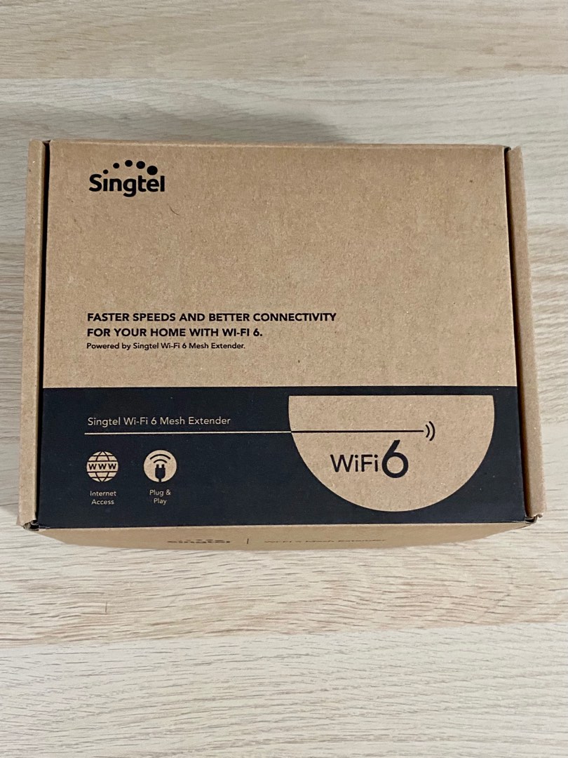 Singtel Wifi 6 Mesh Extender, Computers & Tech, Parts & Accessories ...