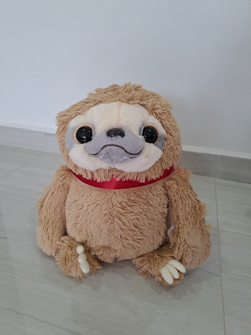 Sloth soft toy, Hobbies & Toys, Toys & Games on Carousell