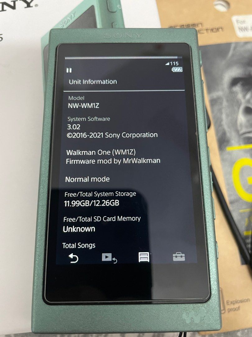 Sony Nw-A45 Hi-res digital music player + Fiio Jh3 iem hi-res earphone ...