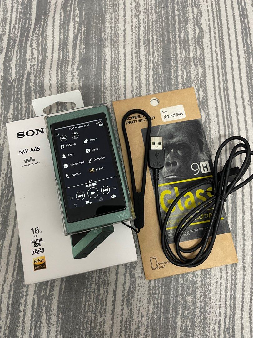 Sony Nw-A45 Hi-res digital music player + Fiio Jh3 iem hi-res earphone ...