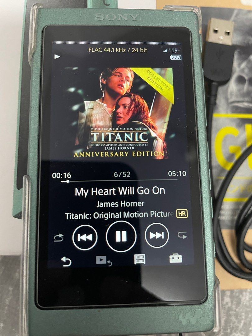 Sony Nw-A45 Hi-res digital music player + Fiio Jh3 iem hi-res earphone ...