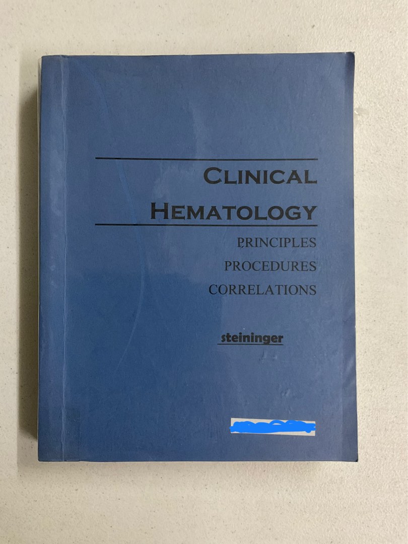 Steininger Hematology Reprint, Hobbies & Toys, Books & Magazines ...