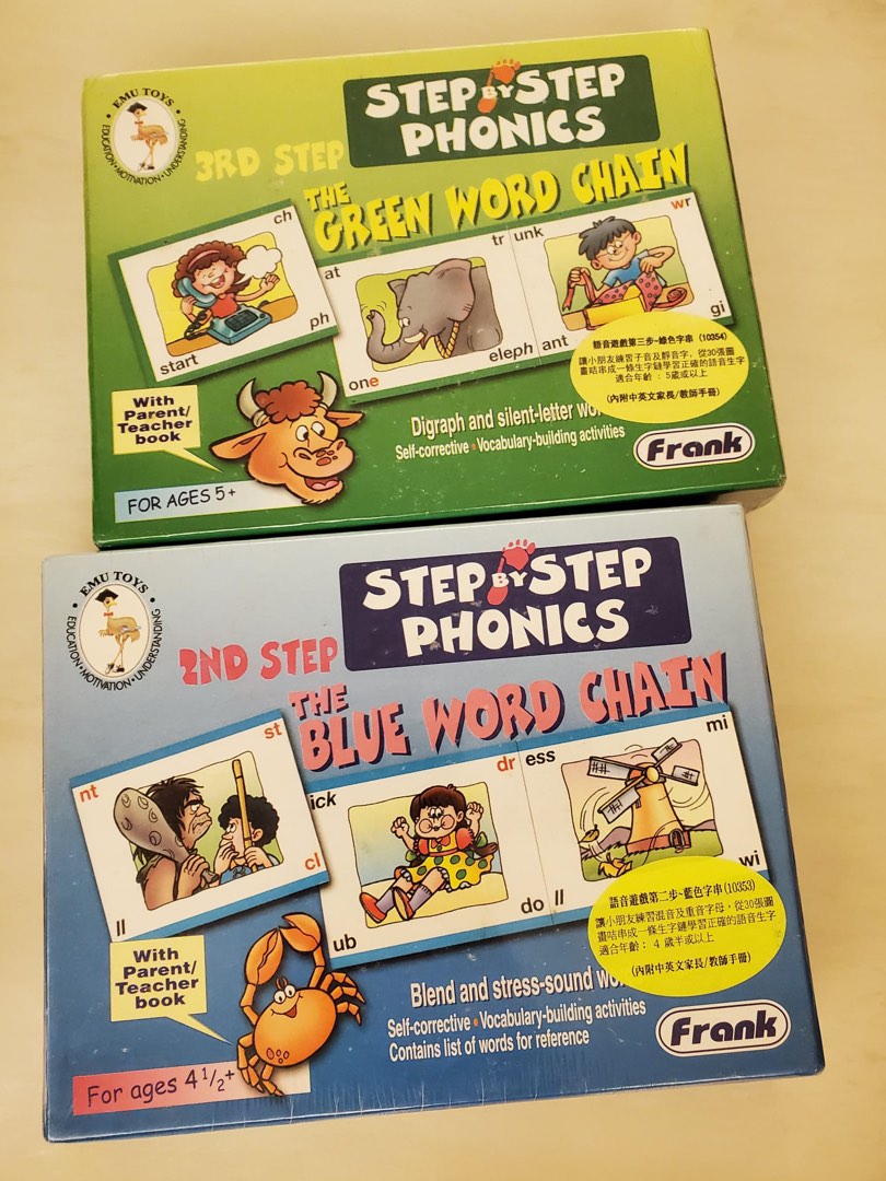 Step by Step Phonics, 興趣及遊戲, 書本 & 文具, 小朋友書 - Carousell
