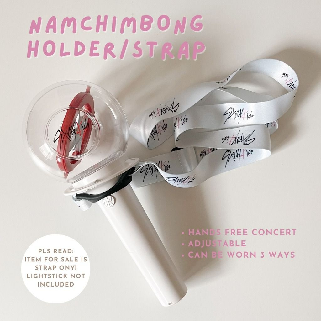 STRAY KIDS NACHIMBONG Lightstick Holder Strap for Concert, Hobbies ...
