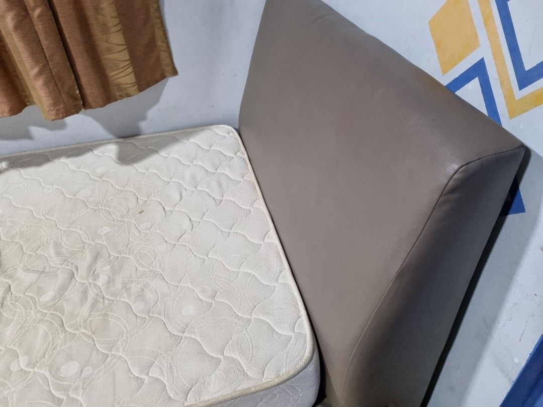 Super single bed+single bed, Furniture & Home Living, Furniture, Bed ...