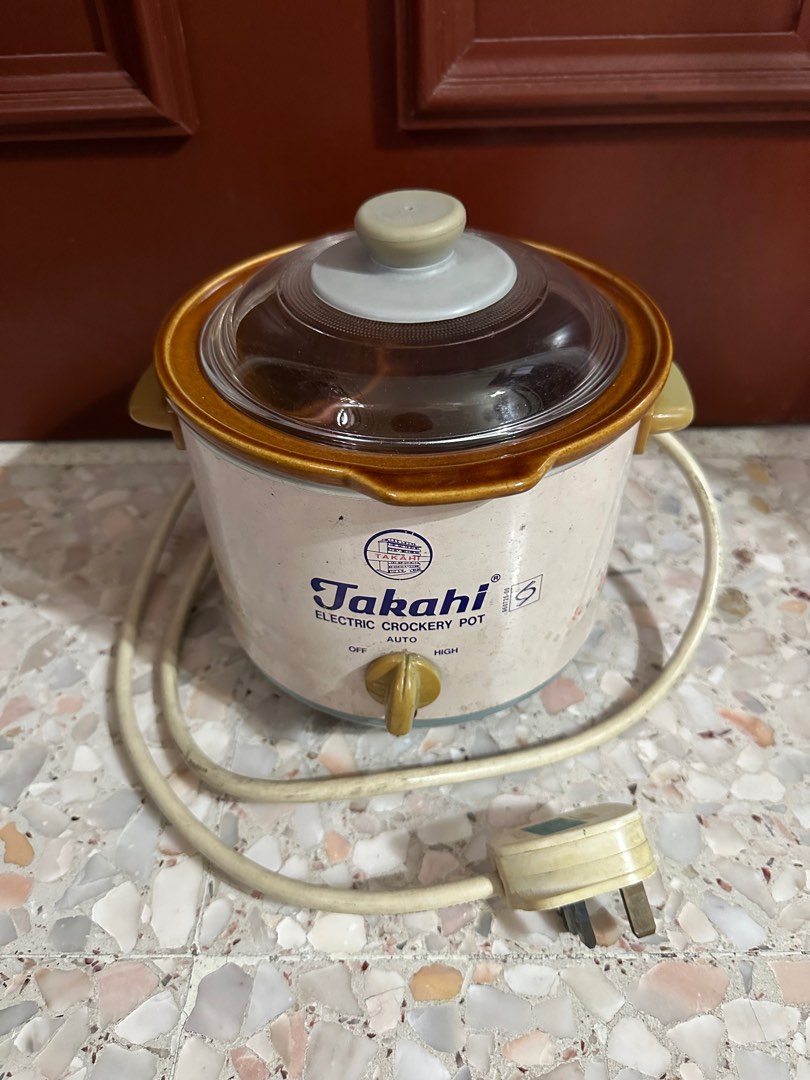 Takahi electric crockery pot, TV & Home Appliances, Kitchen Appliances ...