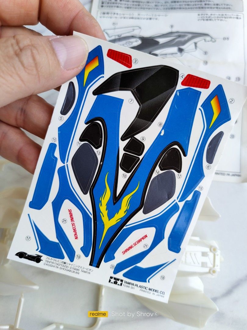 TAMIYA COWL SHINING SCORPION, Hobbies & Toys, Toys & Games on Carousell