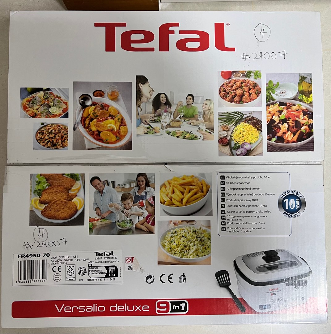Tefal Versalio Deluxe Multicooker FR4950, TV & Home Appliances, Kitchen ...