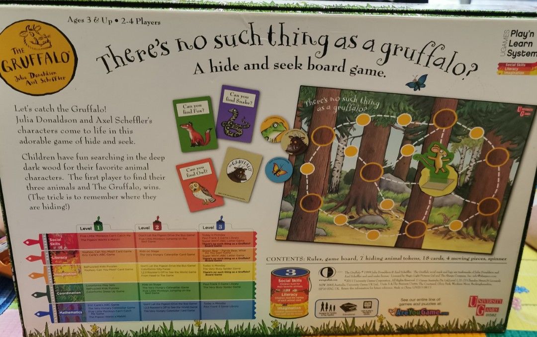 The Gruffalo - Hide & Seek Board Game, Hobbies & Toys, Toys & Games on ...