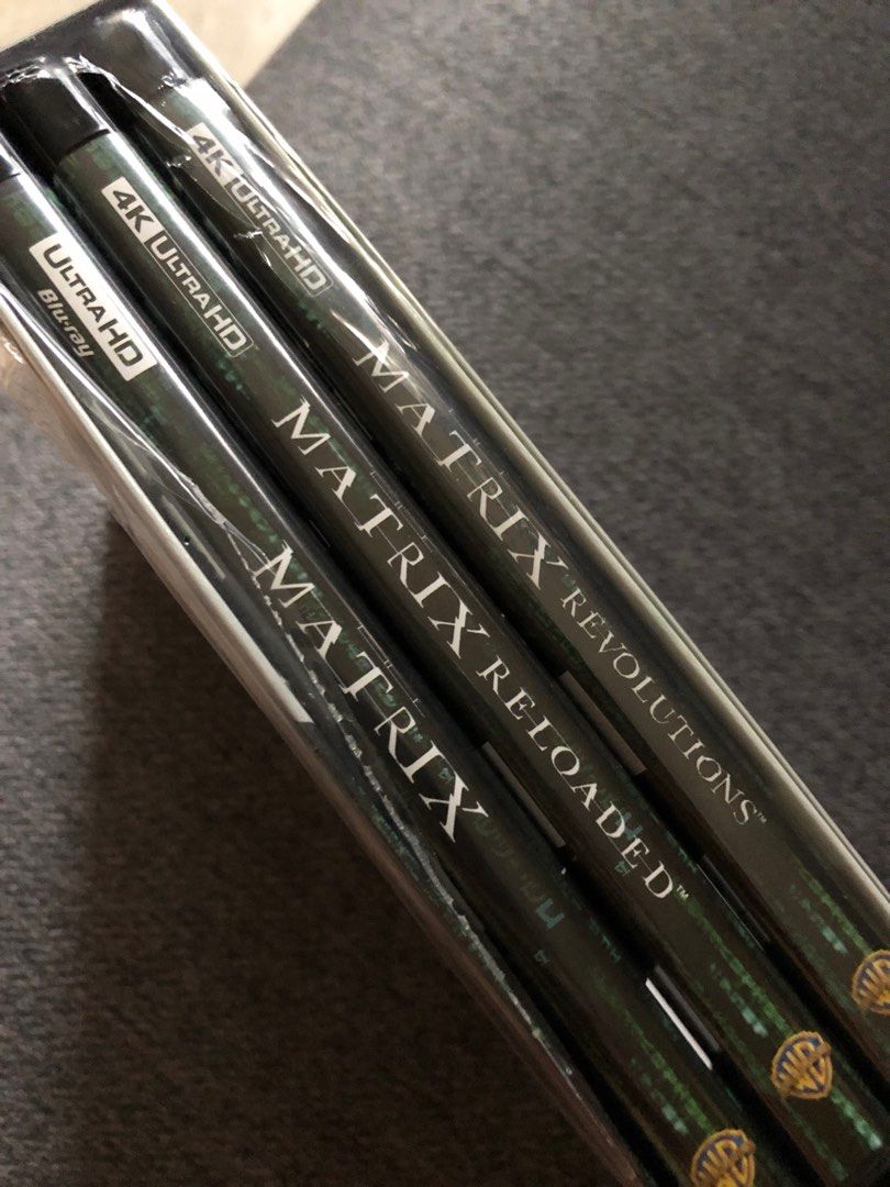 THE MATRIX TRILOGY 4K BLURAY BLU RAY, Hobbies & Toys, Music & Media ...