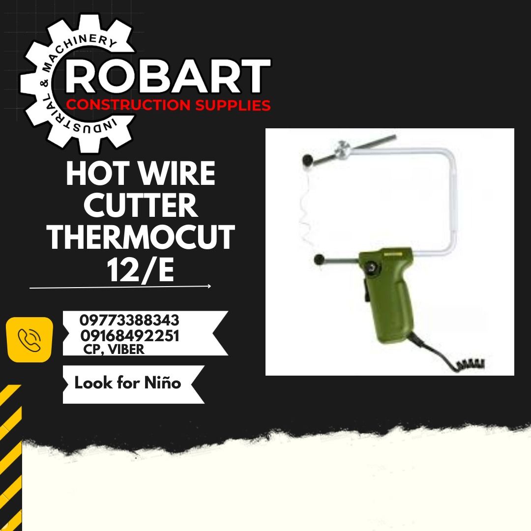 THERMOCUT HOT WIRE CUTTER 12/E, Commercial & Industrial, Construction ...