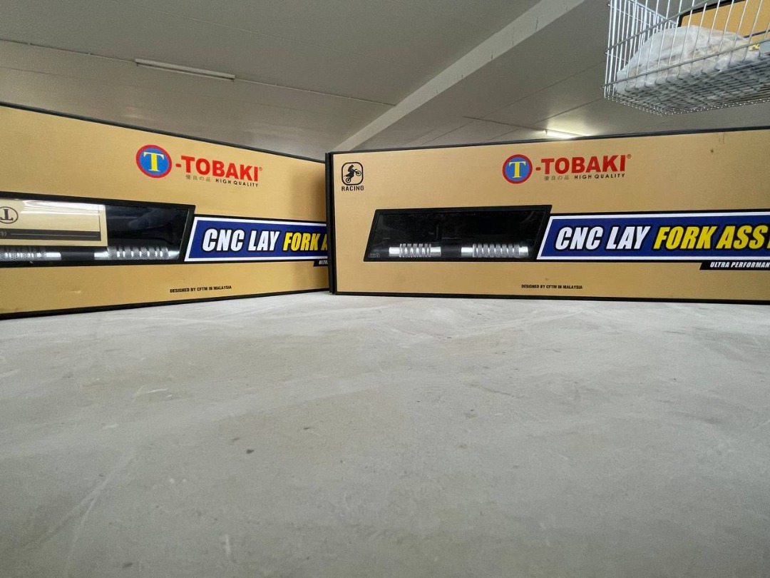 TOBAKI CNC Fork Lay (Y15ZR / LC135), Motorcycles, Motorcycle ...