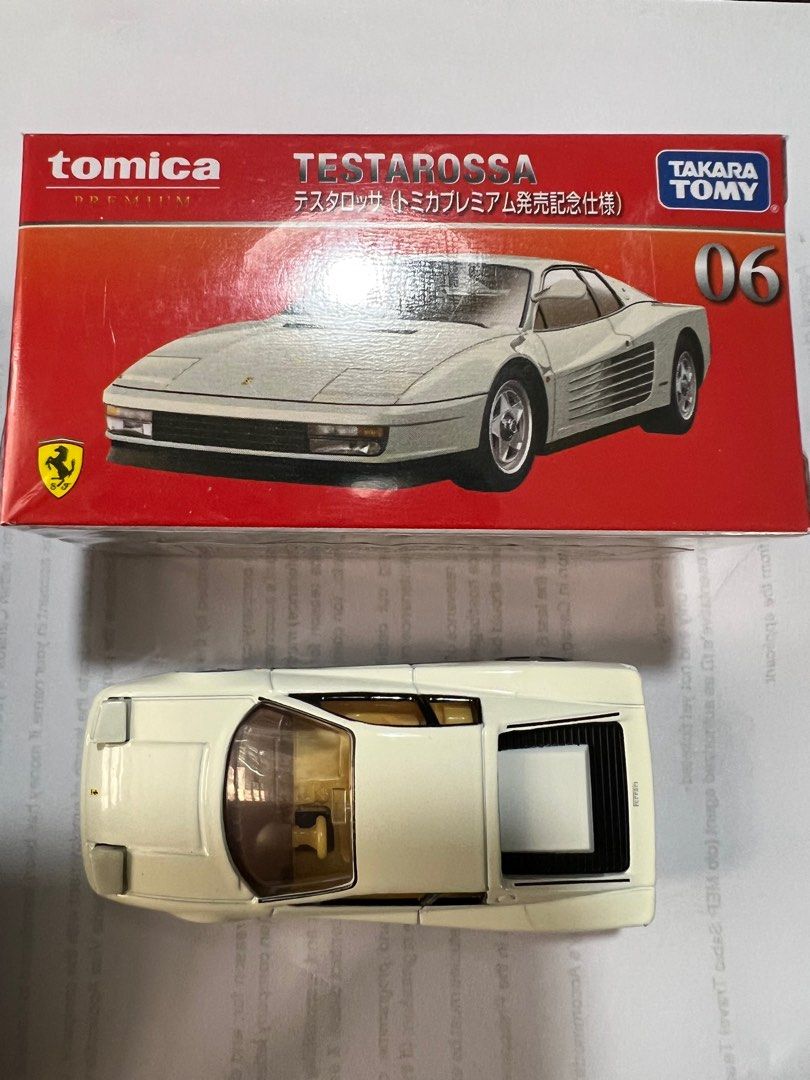 Tomica Ferrari Testarossa White Special Color, Hobbies & Toys, Toys ...