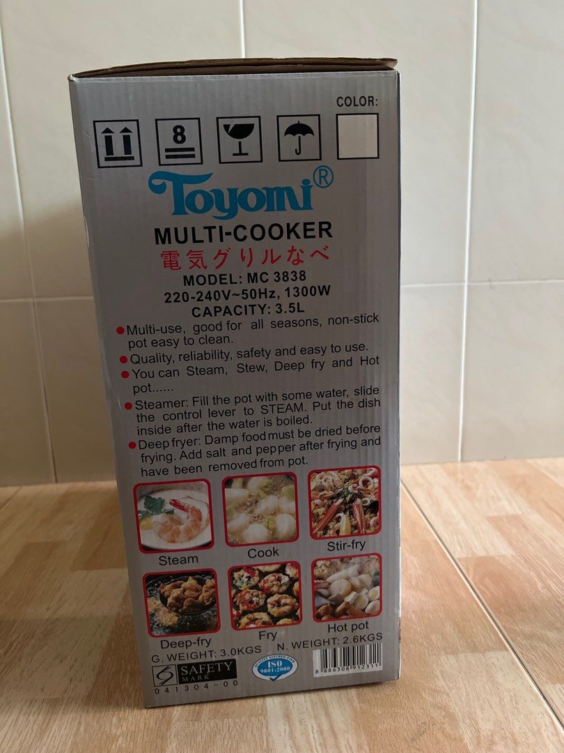 Toyomi MULTI-COOKER, TV & Home Appliances, Kitchen Appliances, Cookers ...