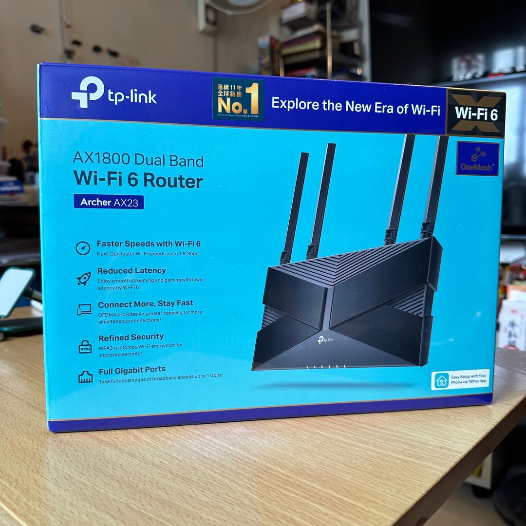 TP-Link AX1800 Dual-Band Wi-Fi 6 Router, 電腦＆科技, 電腦周邊及配件, Wifi及上網相關產品 ...