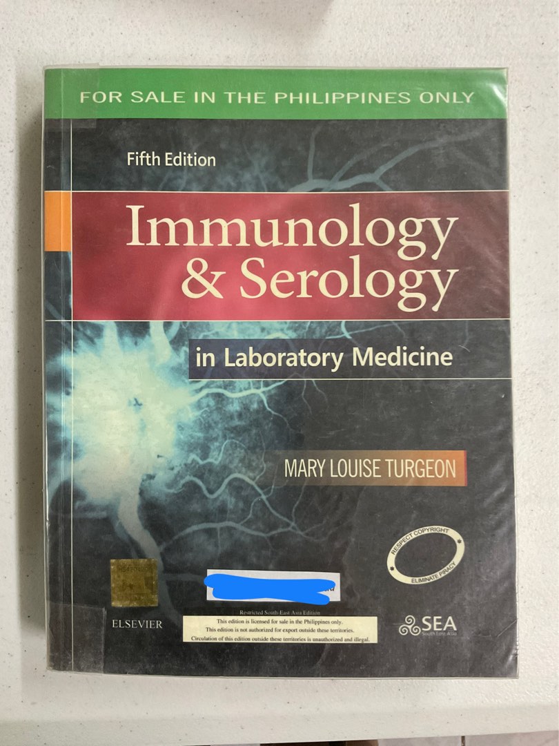 Turgeon Immunology and Serology, Hobbies & Toys, Books & Magazines ...