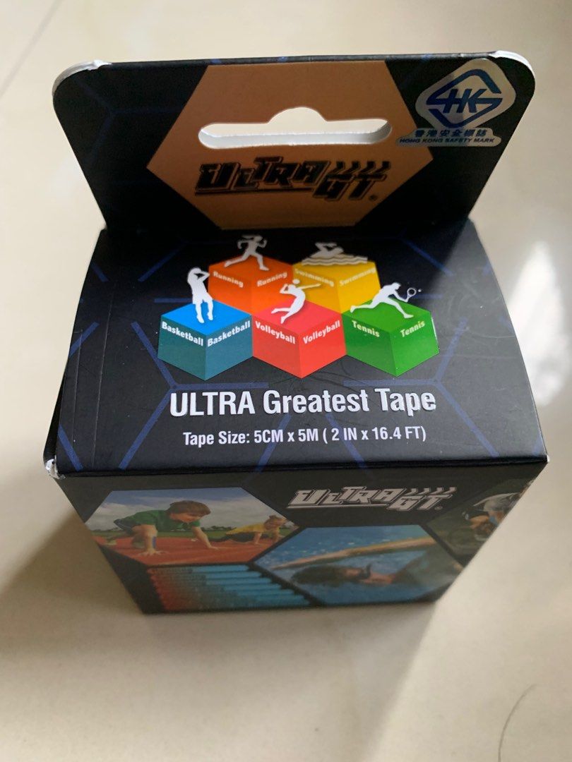 ULTRA GT Tape 肌肉貼布(皮膚色)(德國品牌)(符合香港安全標誌), 運動產品, 運動與健身, 運動與健身 - 拉伸配件 ...