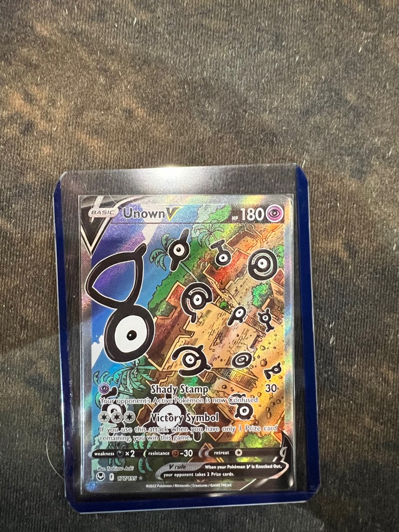 Unown V AA - Silver Tempest, Hobbies & Toys, Toys & Games on Carousell