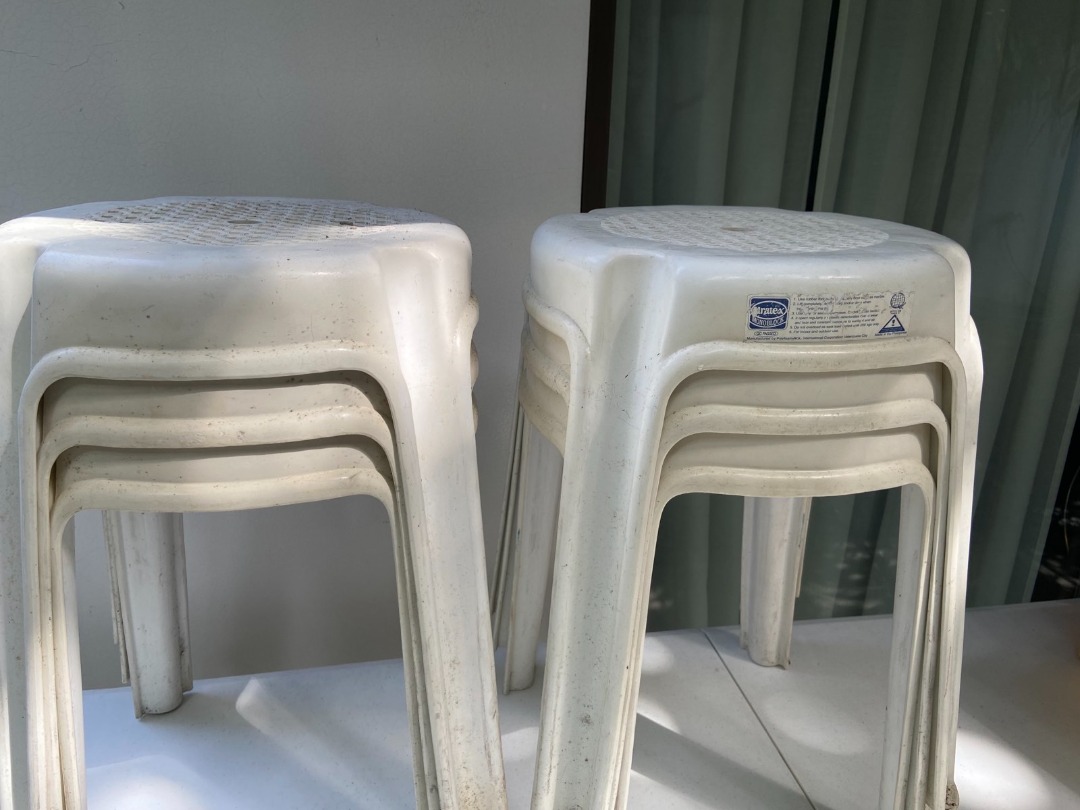 Uratex Monoblock Stool - 6 pcs, Furniture & Home Living, Furniture ...