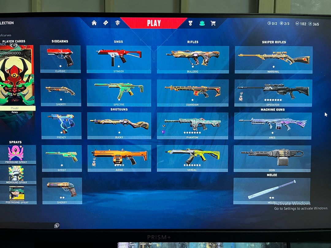 VALORANT account with skins (Highest rank: Gold 3), Video Gaming ...