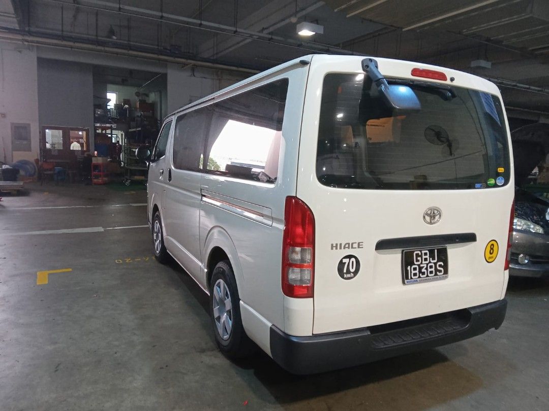 Van Rental -Toyota Hiace Auto diesel, Cars, Car Rental on Carousell