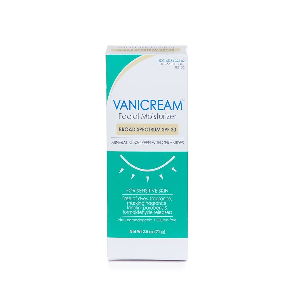 Vanicream Facial Moisturizer Broad Spectrum SPF 30 2.5 fl oz 71g ...