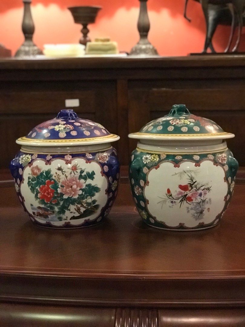 Antique Peranakan Kam Cheng Porcelain Ginger Jar-FVgs800223a5, Hobbies ...