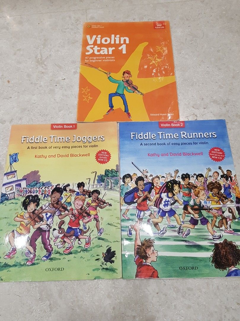 Violin beginner books - fiddle time joggers, Hobbies & Toys, Books ...