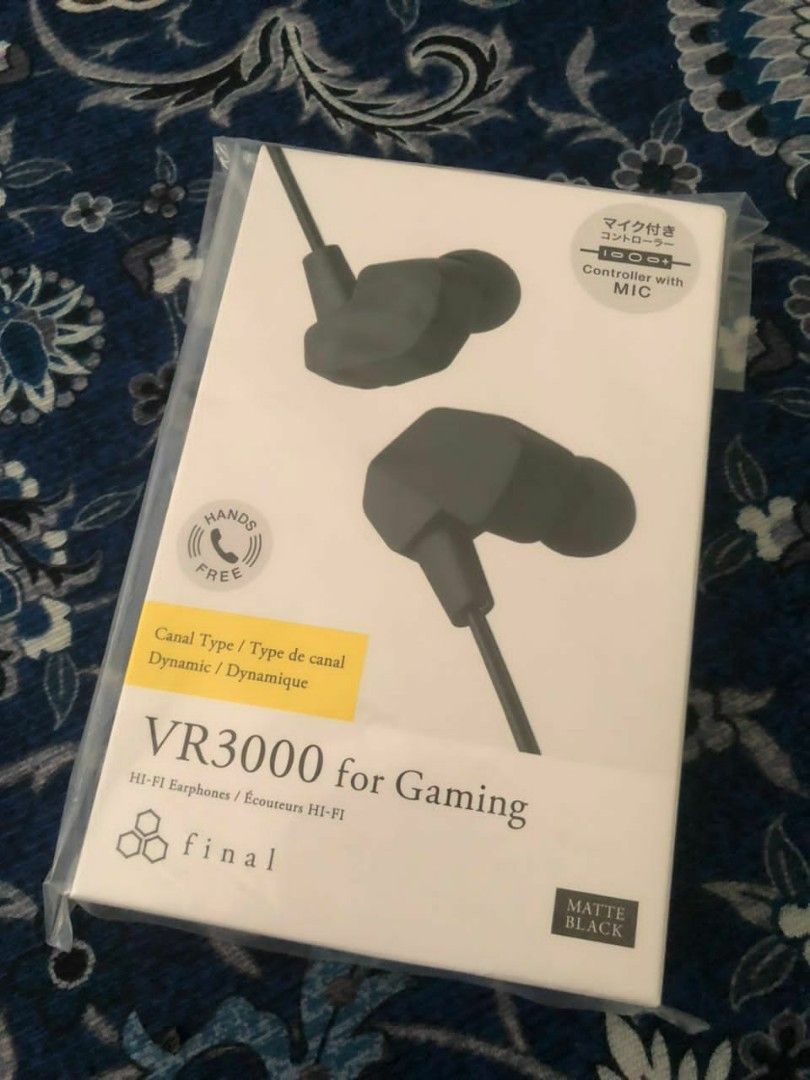 VR 3000 for gaming final earphone, Audio, Earphones on Carousell