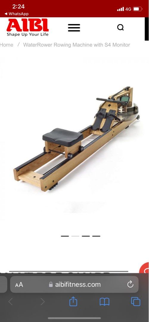 WaterRower Rowing Machine, Sports Equipment, Other Sports Equipment and ...