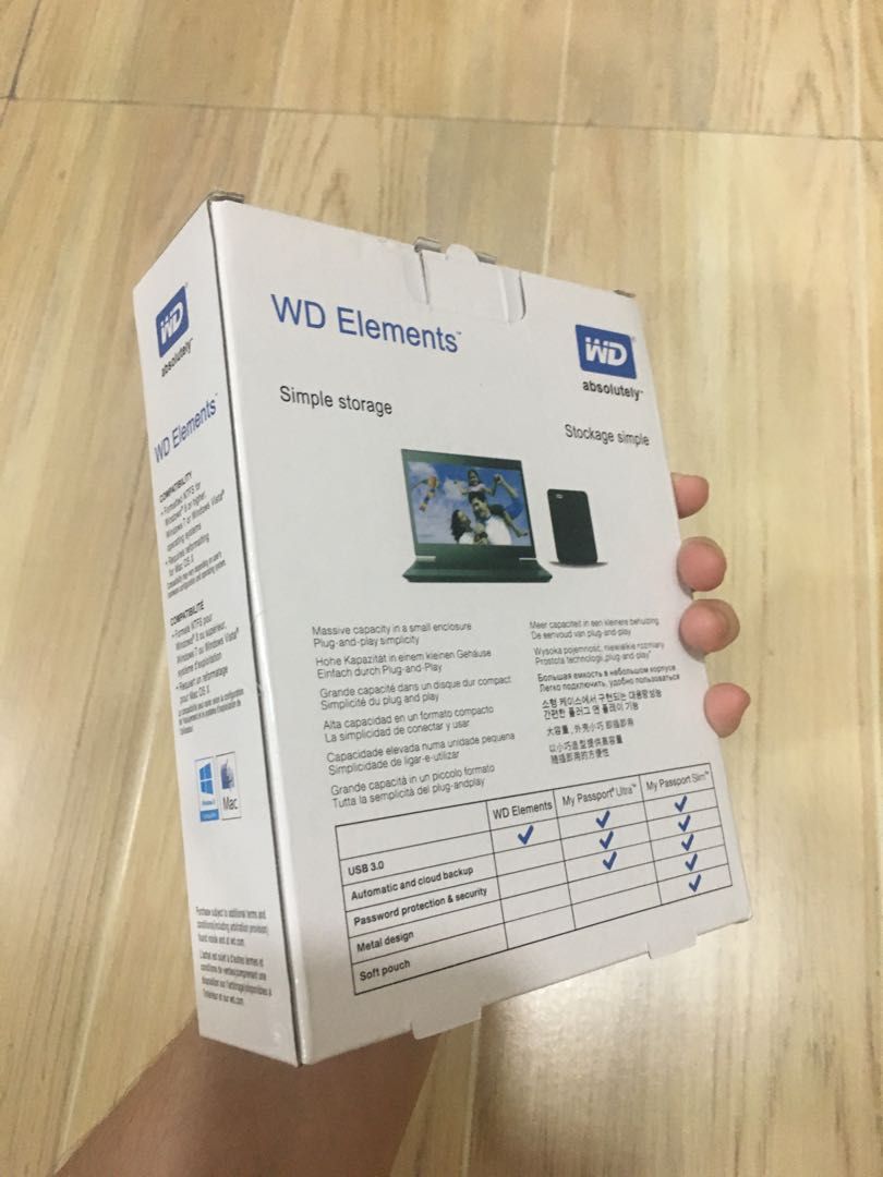 WD Elements Hard Drive USB 320gb, Computers & Tech, Parts & Accessories ...