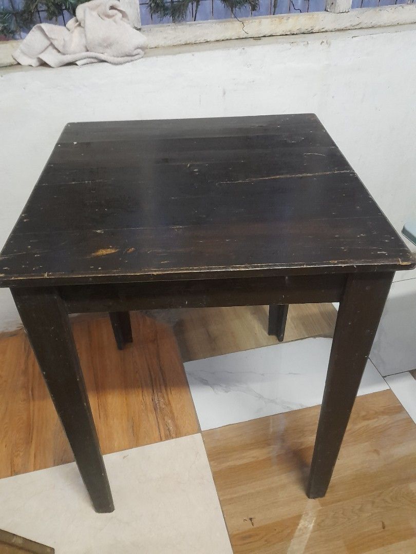 Wood Table 24x24x30 inches, Furniture & Home Living, Furniture, Tables ...