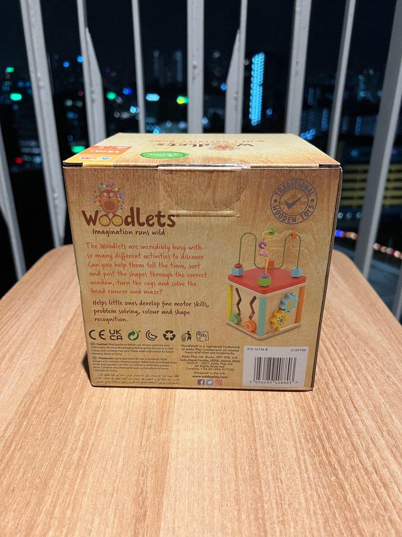 Woodlet 5 in 1 Activity Cube, Babies & Kids, Infant Playtime on Carousell