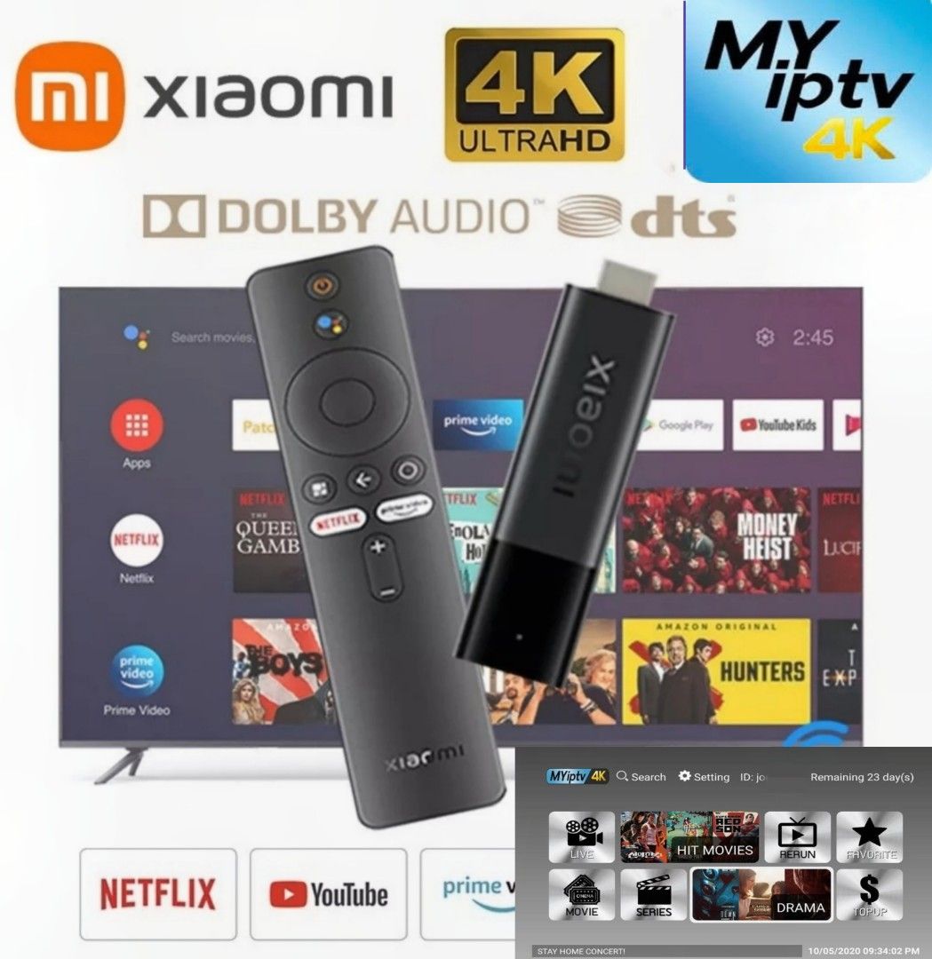 Xiaomi MyTV 4K Mi Stick, TV & Home Appliances, TV & Entertainment ...