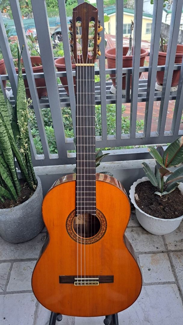 YAMAHA GC 3D 1971 (ALL SOLID) classical guitar, Hobbies & Toys, Music ...