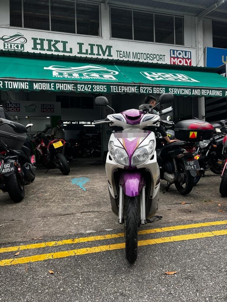 Yamaha Scooter COE Jul 2027 MIO 125 MX CVT Yamaha Hong Leong Bike ...