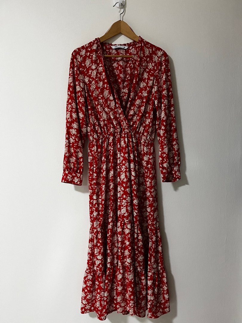 Zara flora dress, Women's Fashion, Dresses & Sets, Dresses on Carousell