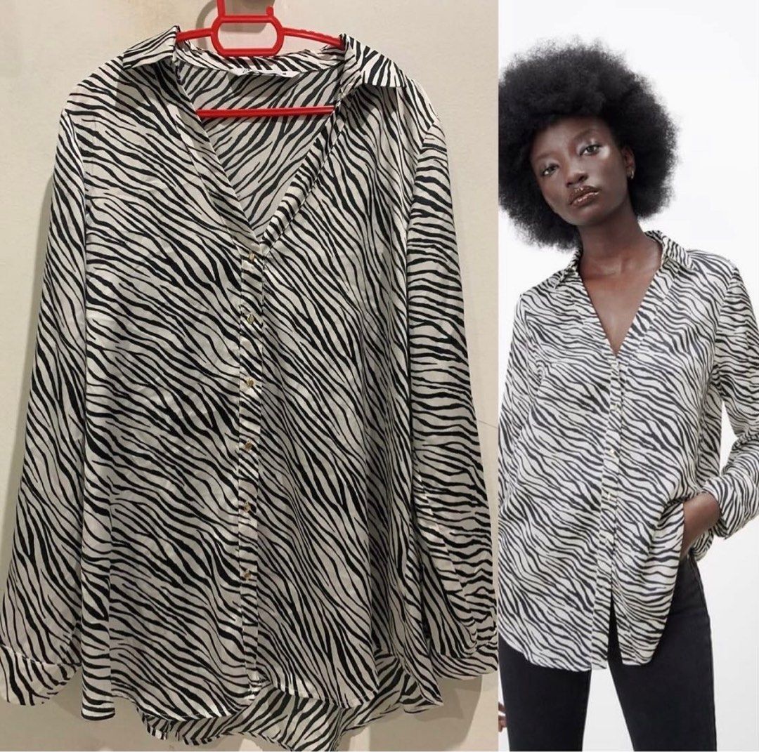 Zara Top, Women's Fashion, Tops, Blouses on Carousell