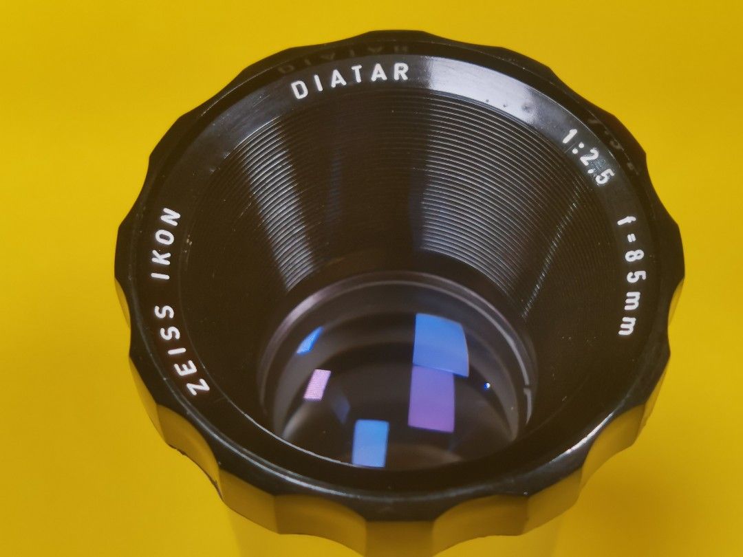 Zeiss Ikon 85mm f2.5 projector lens, Photography, Lens & Kits on Carousell