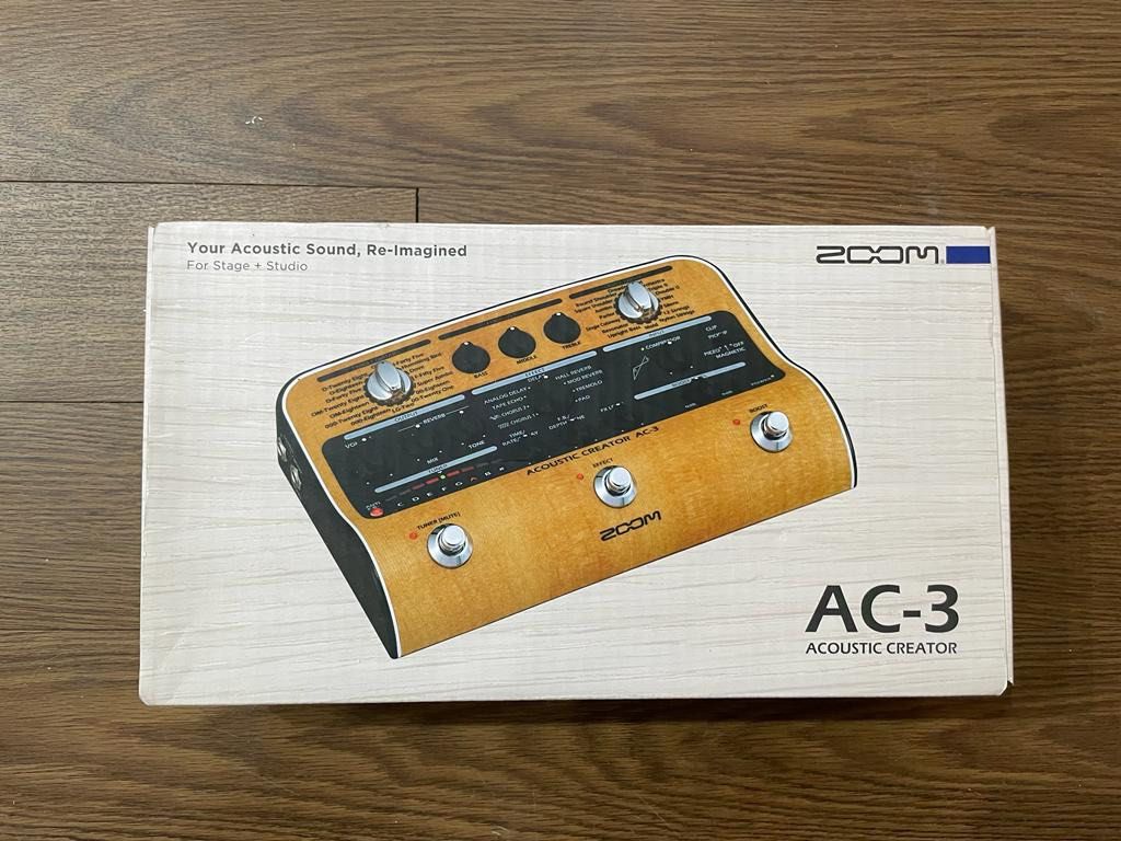 Zoom AC-3 Acoustic Creator, 興趣及遊戲, 音樂樂器 & 配件, 樂器配件 - Carousell