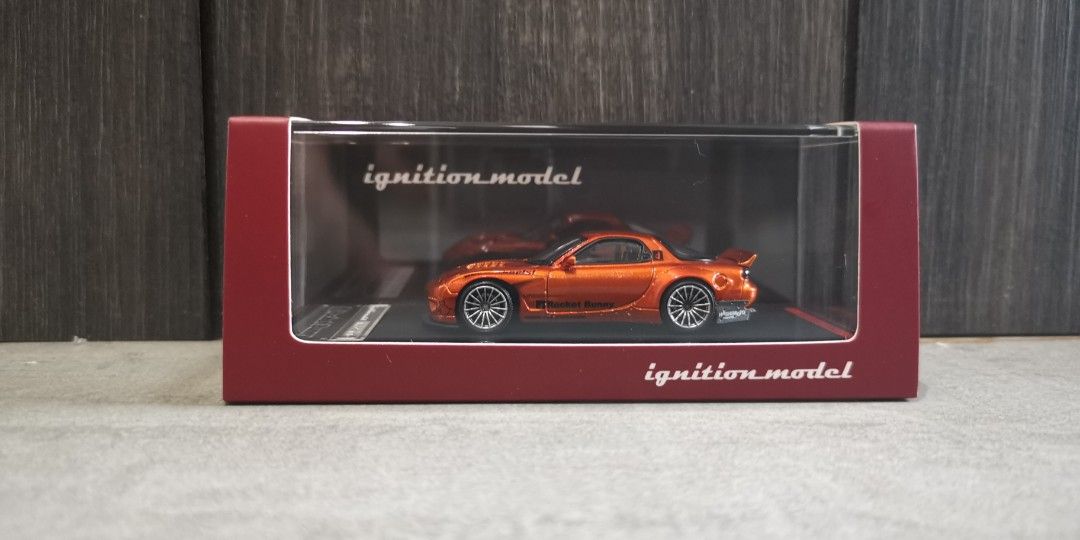 *CLEARANCE SALES* 1/64 IG1650 Ignition Model Mazda Rocket Bunny RX-7 FD3S (Orange Metallic ...