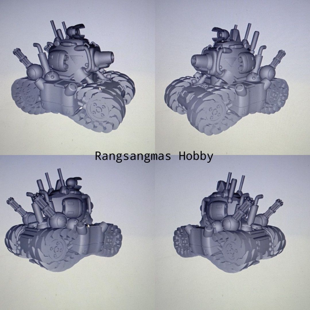 1/64 Resin Metal slug tank SV 001 unpainted for hotwheels tomica ...