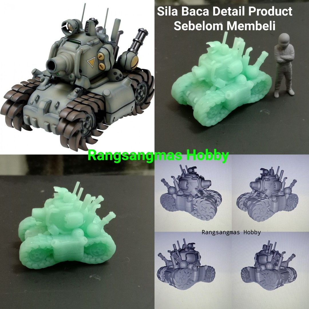 1/64 Resin Metal slug tank SV 001 unpainted for hotwheels tomica ...