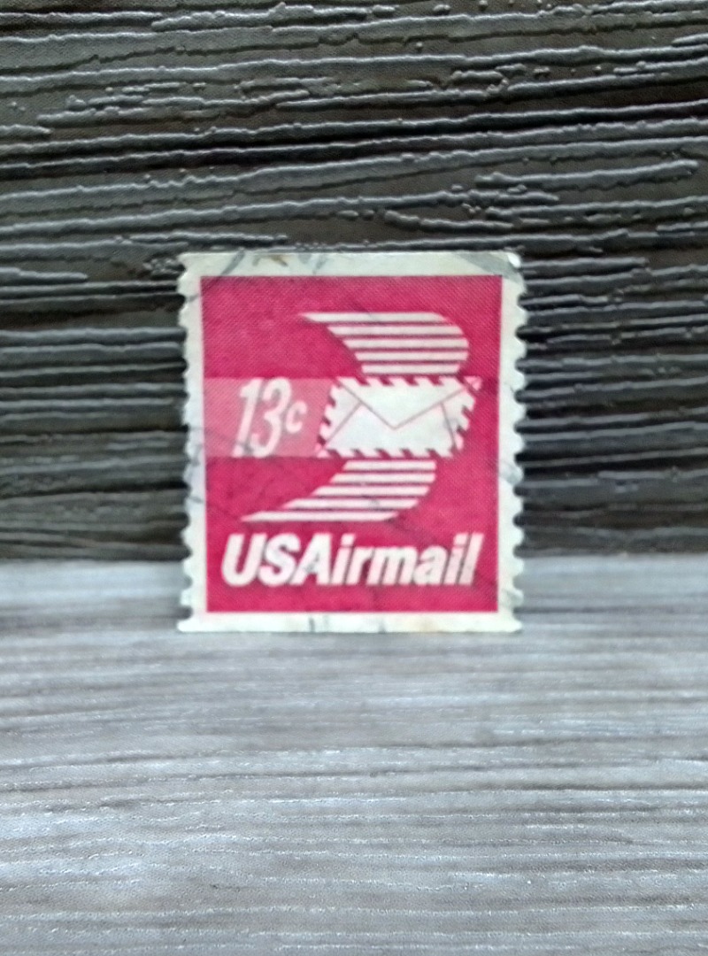 1973 US AIRMAIL 13C RED WINGED AIRMAIL ENVELOPE # C83, Hobbies & Toys ...
