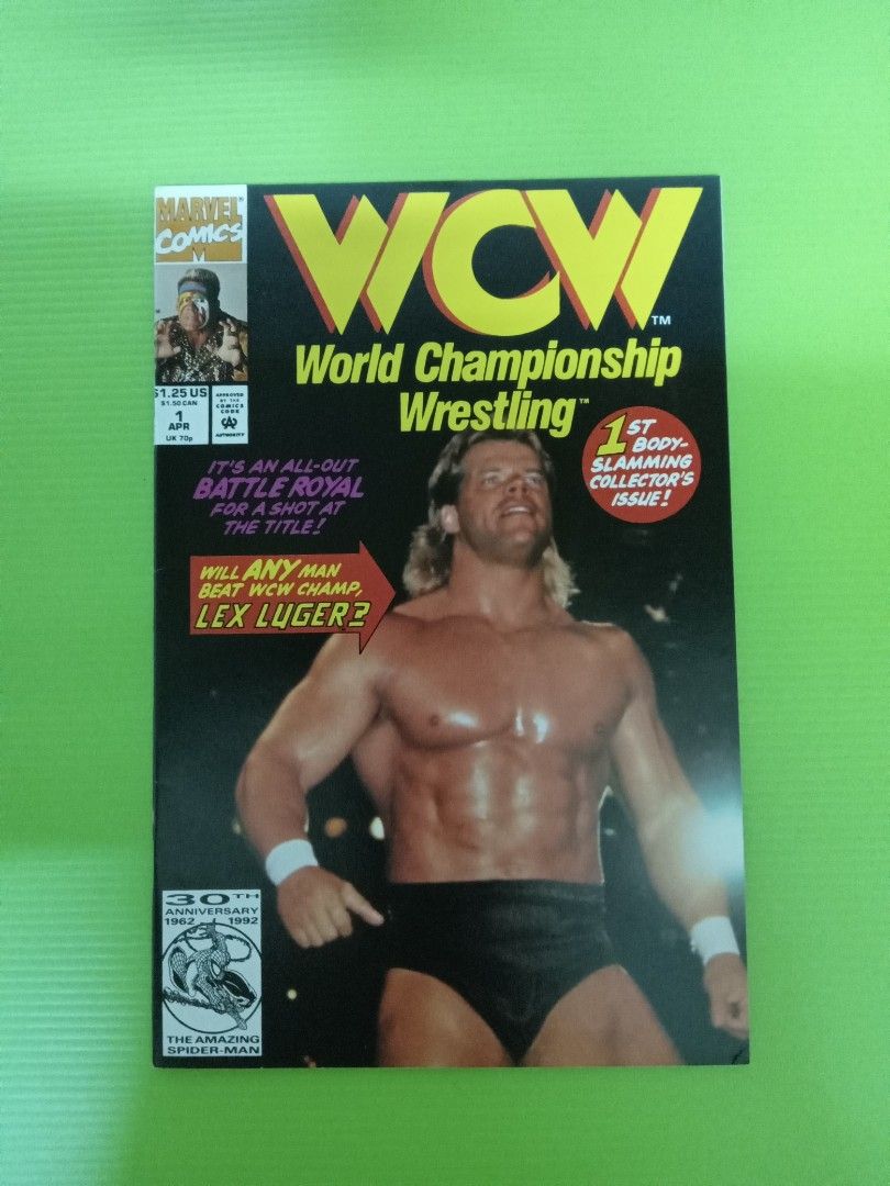 1st Issue ! WCW World Championship Wrestling #1 ( Photo - Cover Art ...